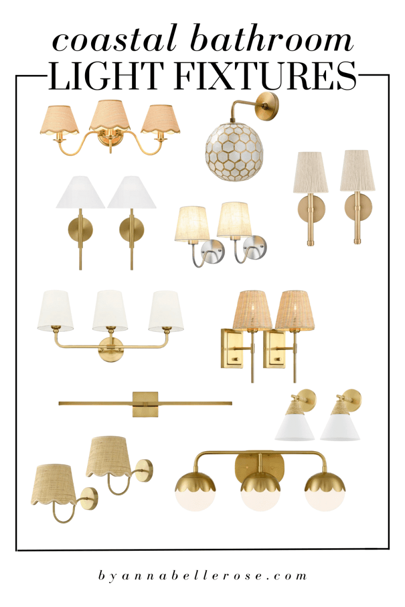 9+ Coastal Bathroom Light Fixtures That Will Instantly Transform Your ...